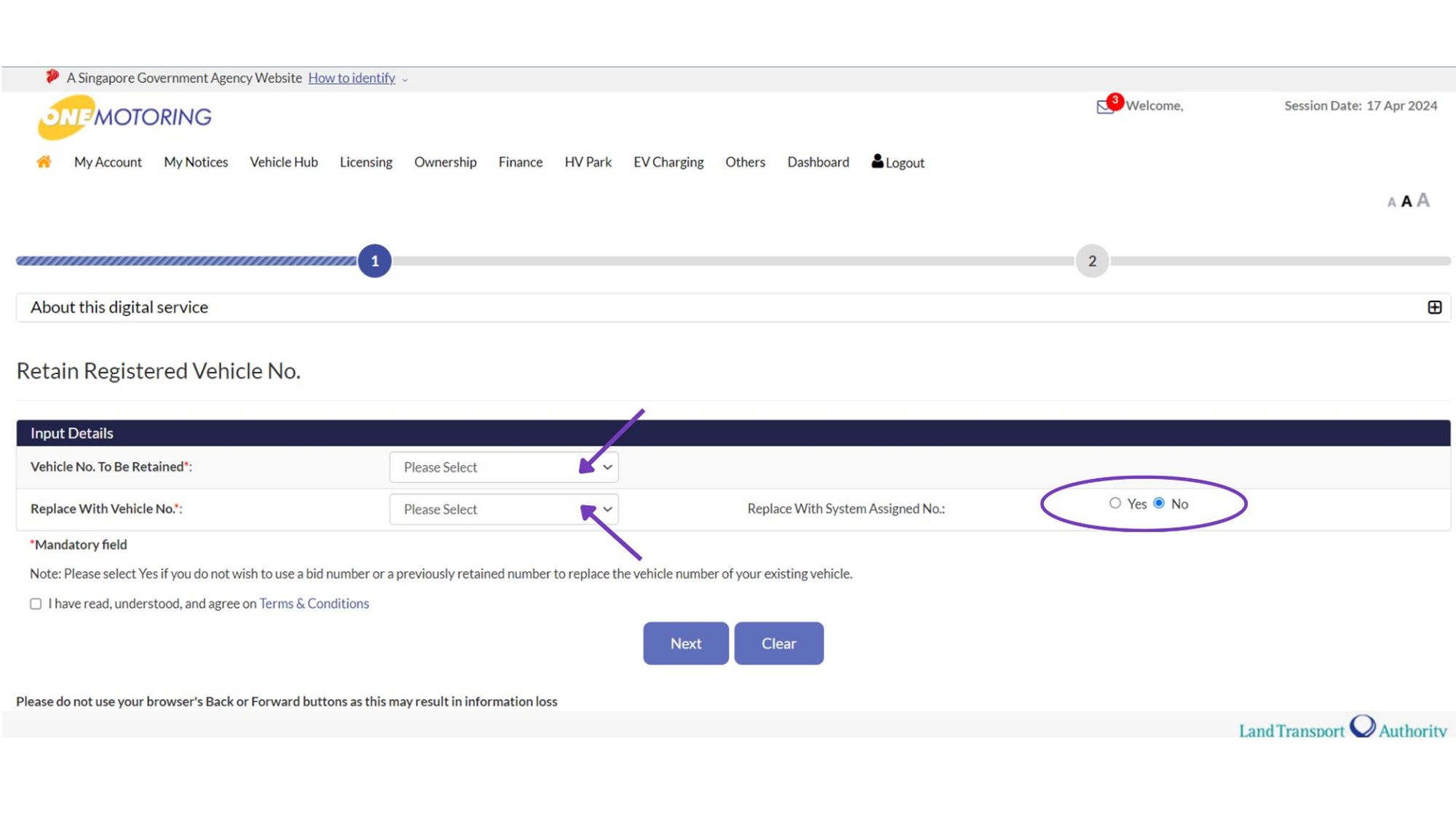 Step-by-Step to Do Number Retention